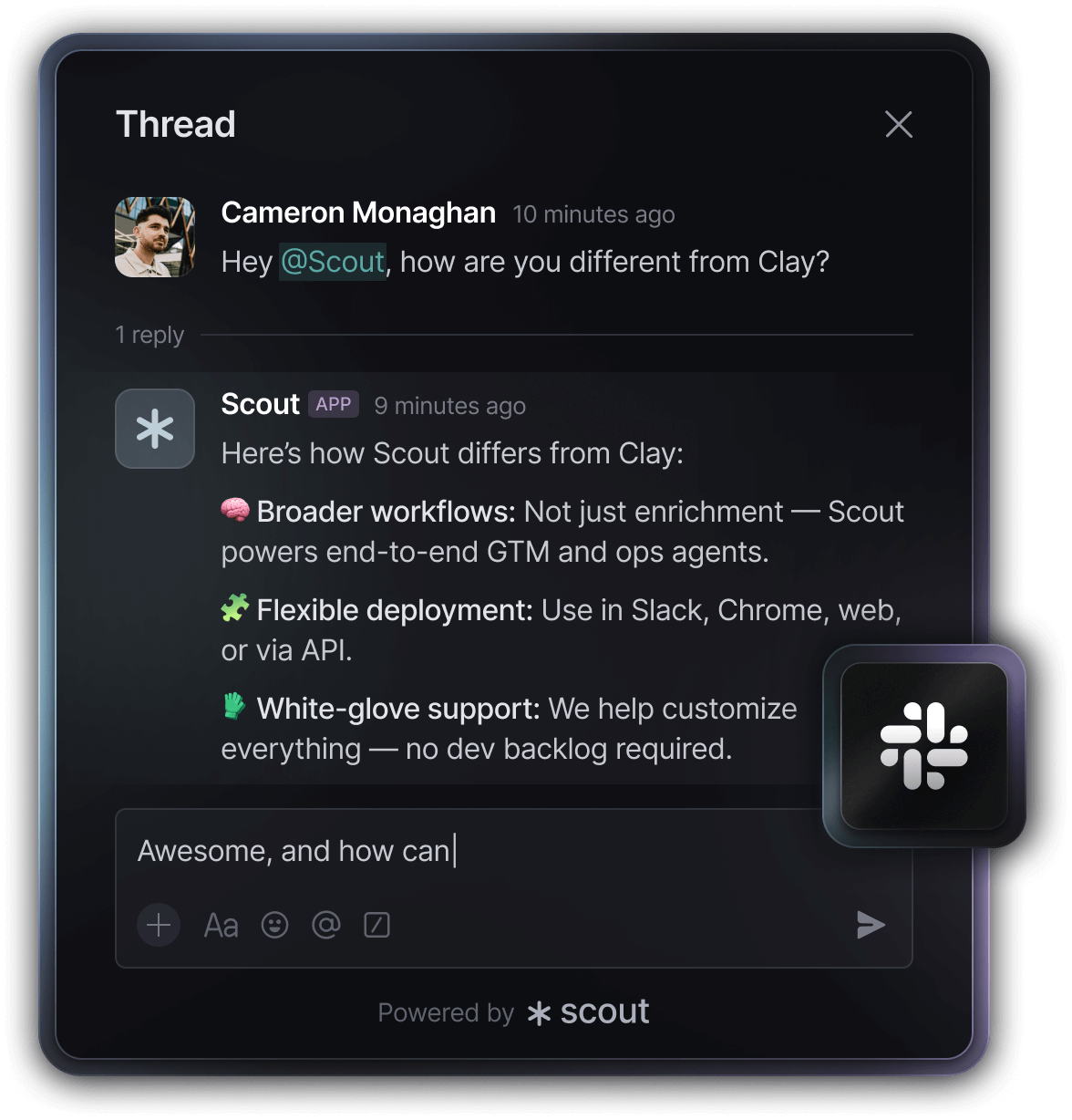 Automate Sales Workflows with AI Agents | Scout
