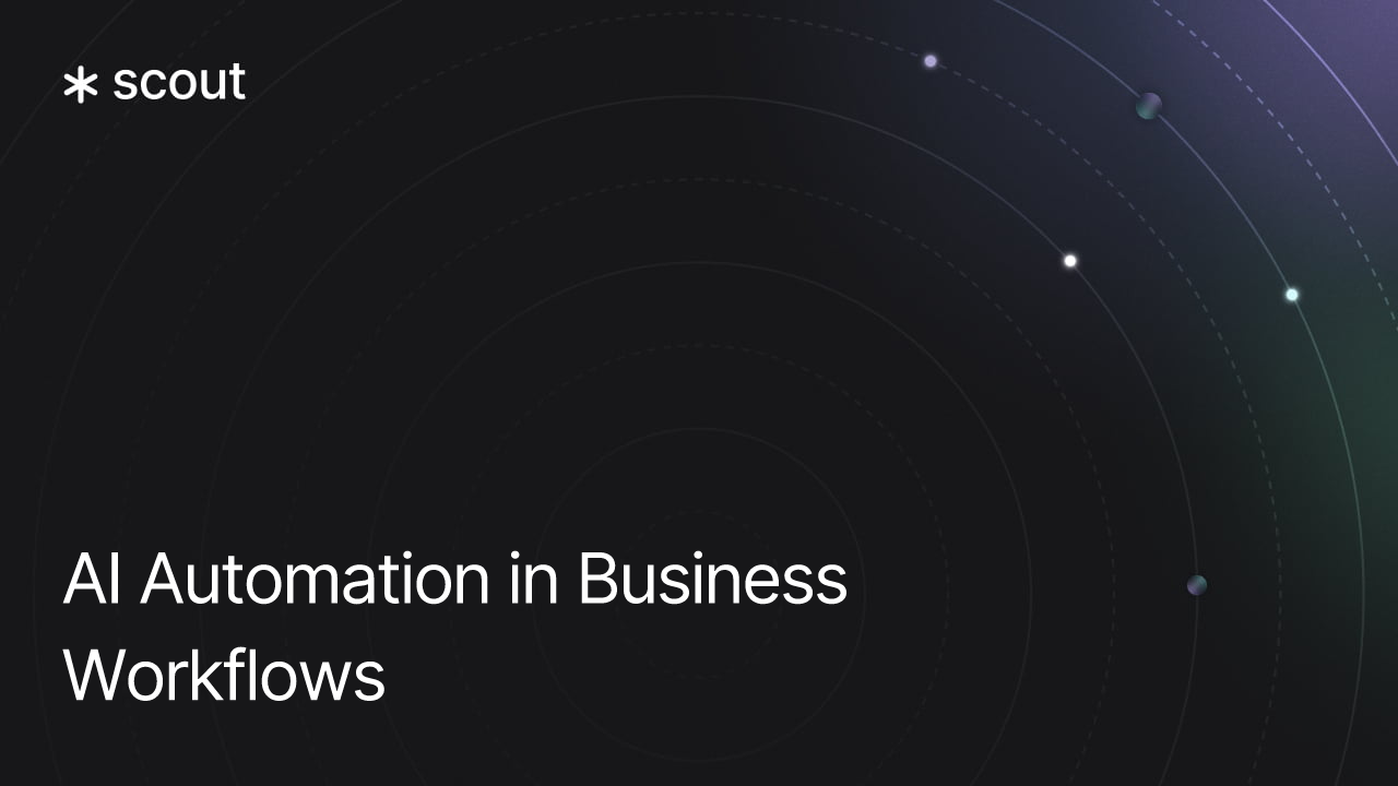 Practical Automation: Streamlining Business Processes - Scout