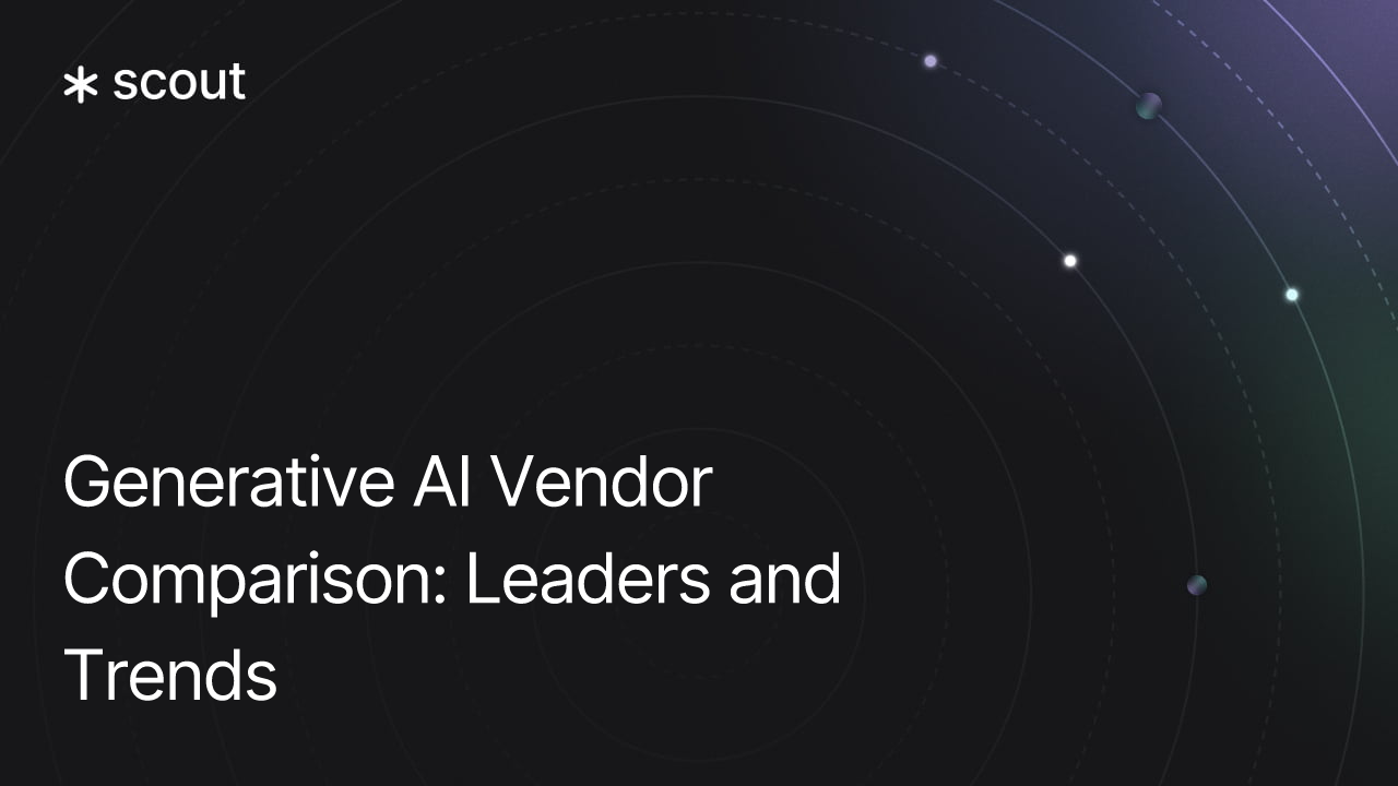Generative AI Vendor Comparison: Leaders and Trends - Scout